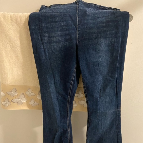 Jeans | Dark Blue Bell Bottom Jeans | Poshmark